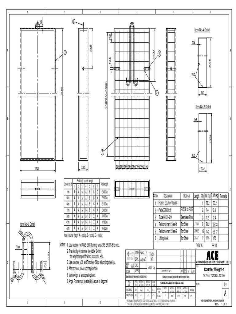 Counter Weight-1 | PDF | Secondary Sector Of The Economy | Materials
