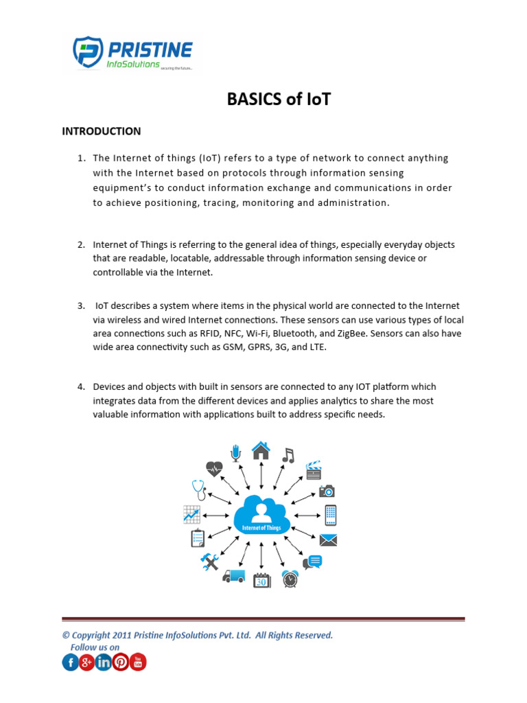 Basic of IOT | PDF | Internet Of Things | Computer Security