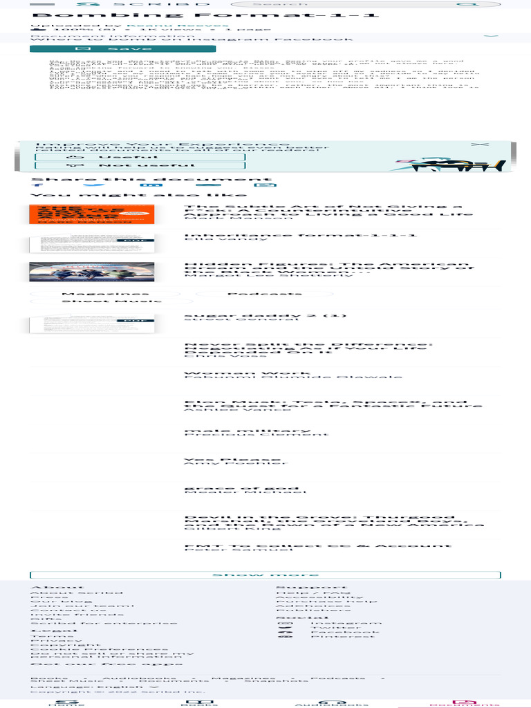 Bombing Format-1-1 PDF | PDF