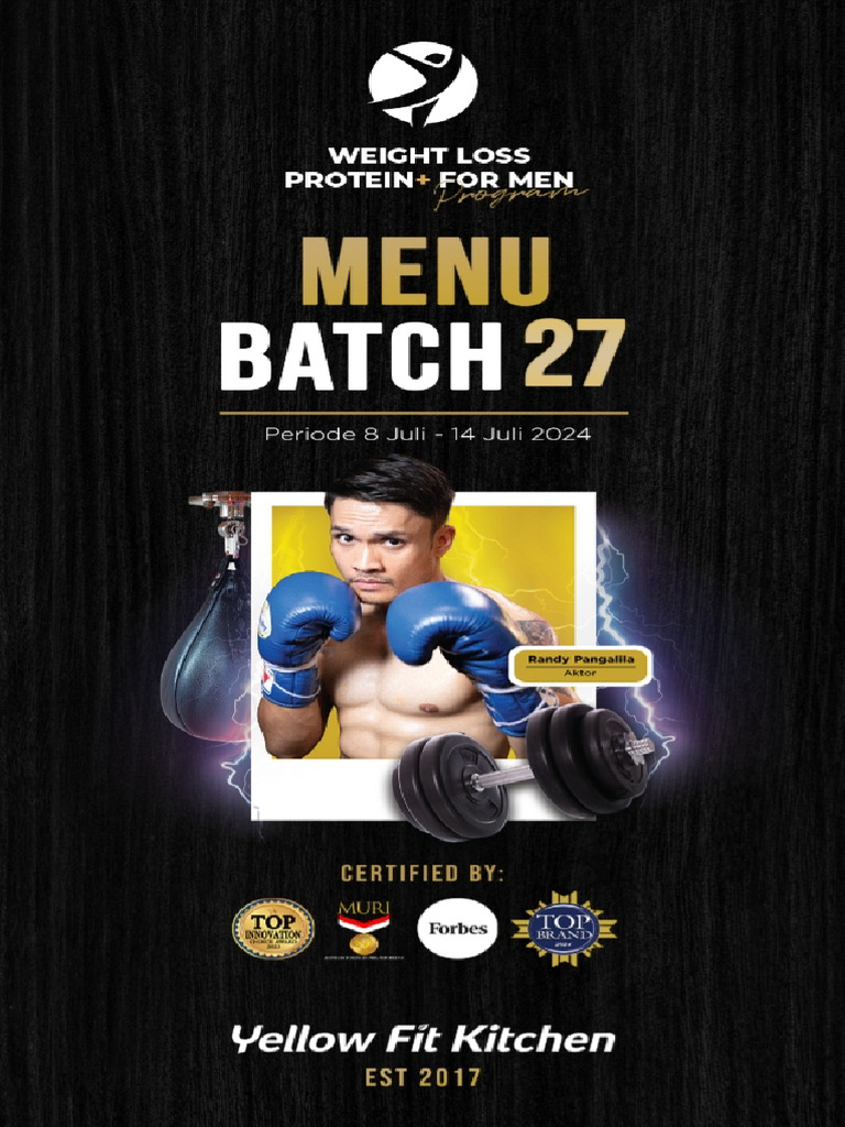 BATCH 27 WL+ Signature Menu Yellow Fit Kitchen 2024 | PDF