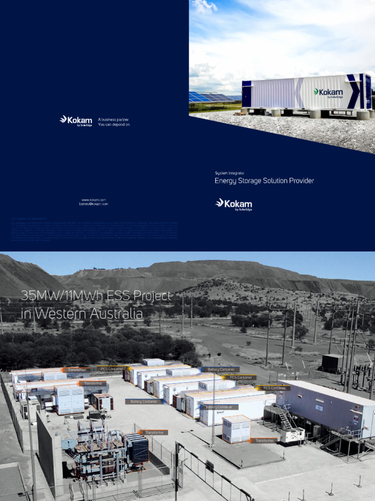 KOKAM Ess - Solution - Brochure | PDF | Fuse (Electrical) | Electrical ...