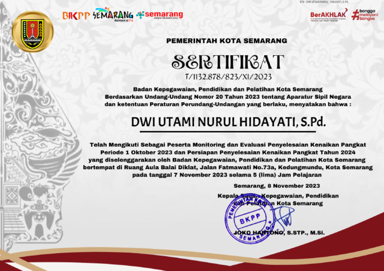 878 - DWI UTAMI NURUL HIDAYATI, S.Pd. | PDF