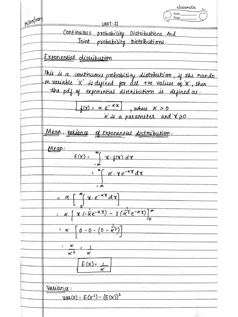 Math Sem4 Unit2 | PDF
