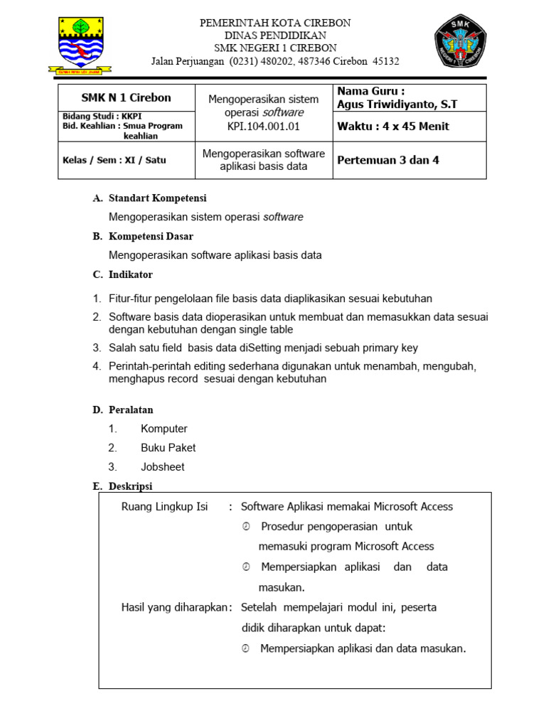 Jobsheet 34 | PDF | Komputer