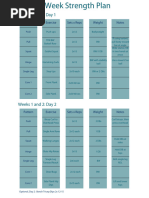 12-Week Squat Program for 1RM Progress | PDF | Physical Exercise | Weight Training