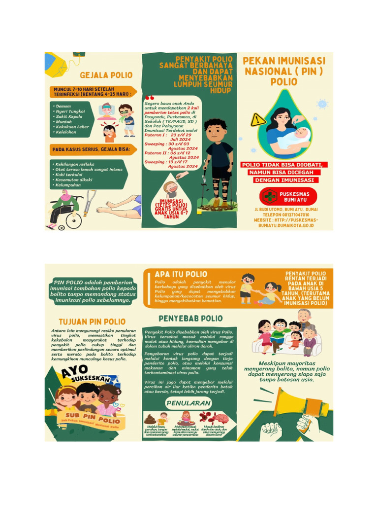 LEAFLET POLIO | PDF