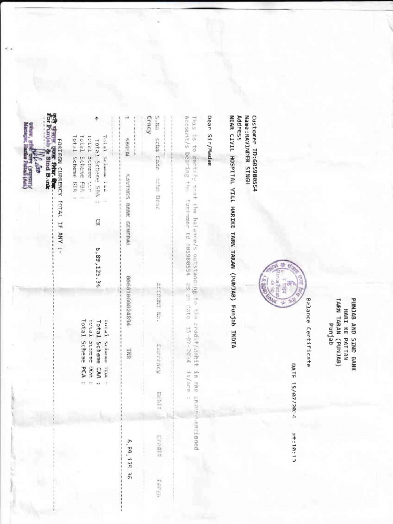 balance certificate (1) | PDF