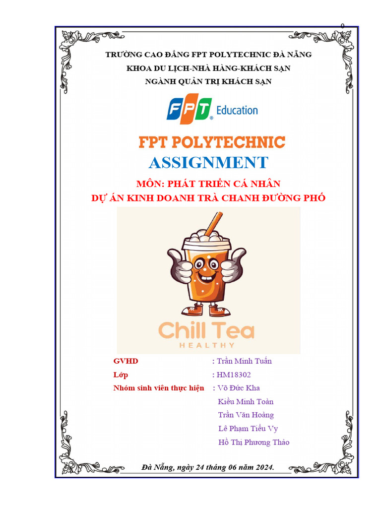 ASSIGNMENT - PHÁT TRIỂN CÁ NHÂN 2 | PDF