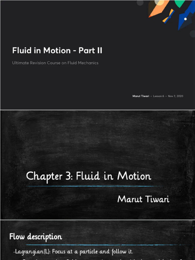 Fluid in Motion - Part II-2 | PDF