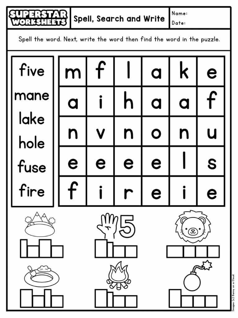 Spell Search Write 1 | PDF