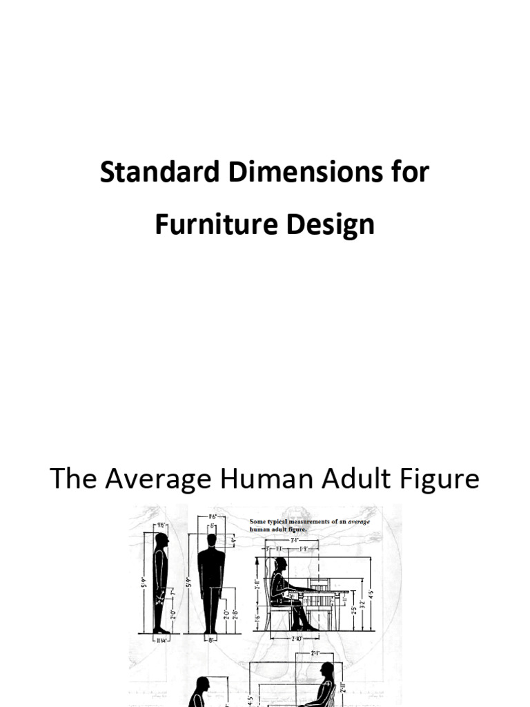 Furniture Design Standards | PDF