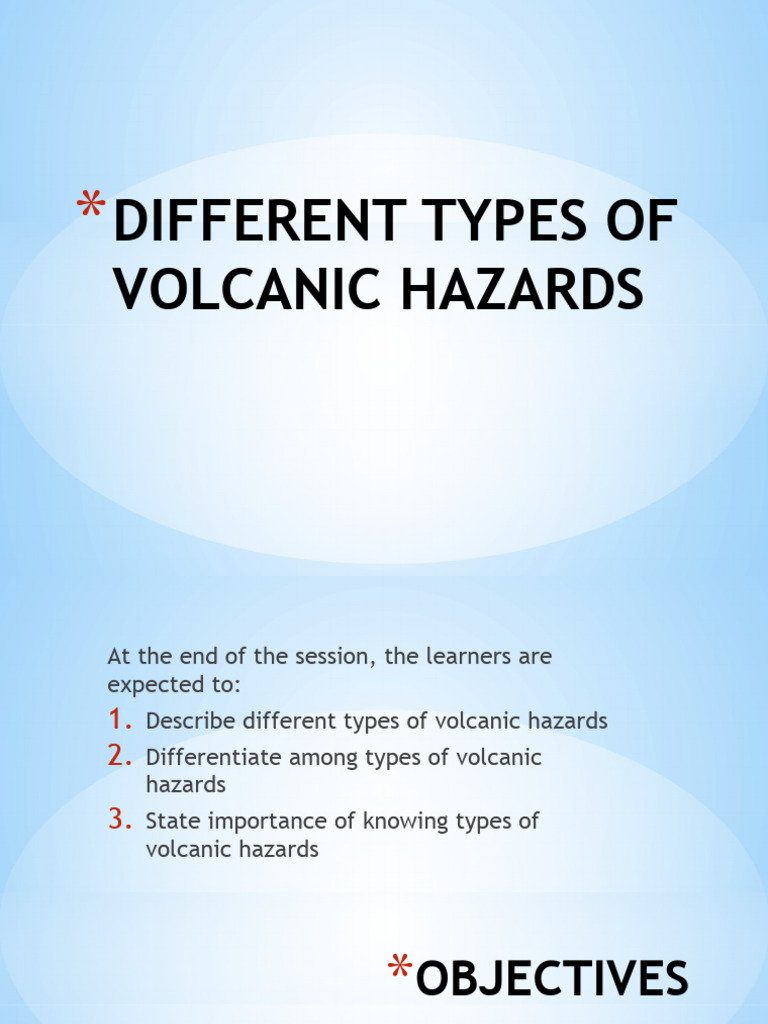 Different Types of Volcanic Hazards | PDF | Volcanic Ash | Volcano