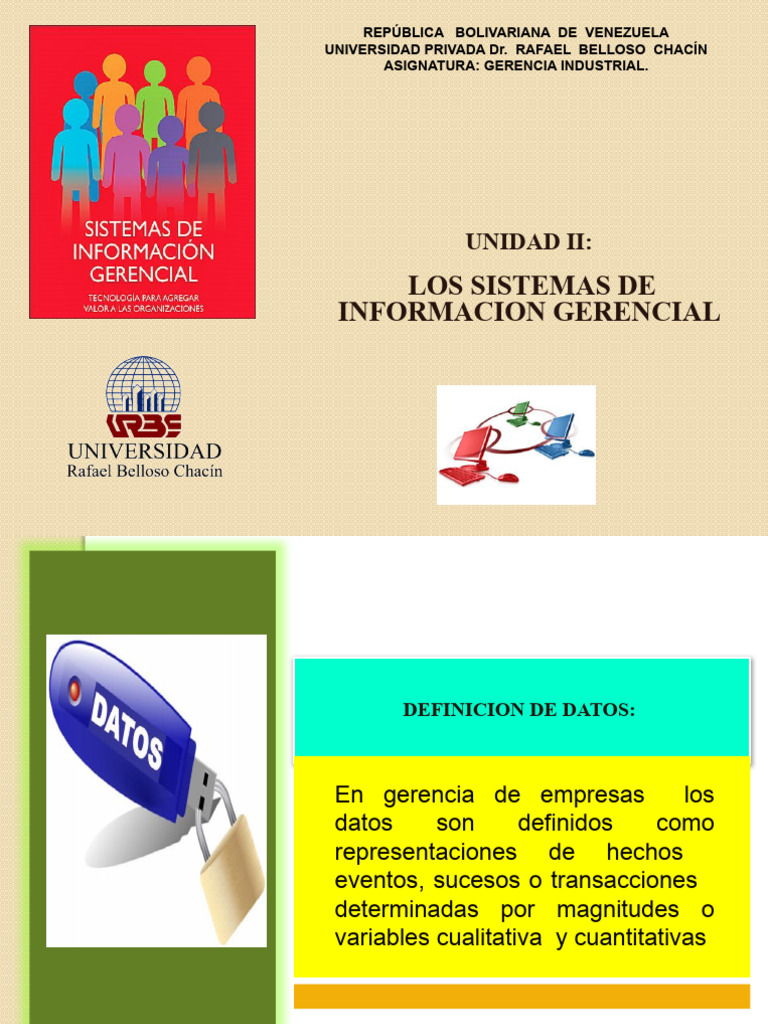 Unidad II Sistemas de Informacion Gerencial | PDF | Información | Business