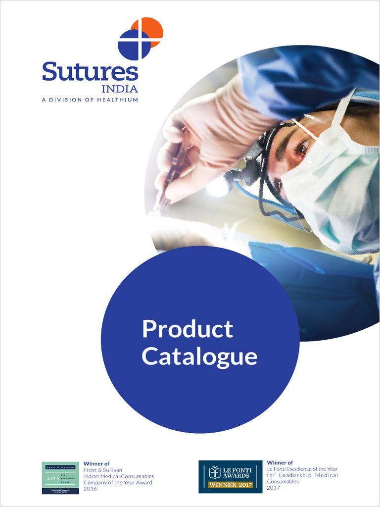 Suture Catalogue Healthium | PDF | Surgical Suture
