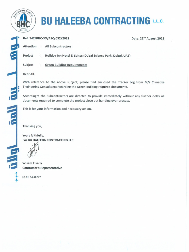 347-BHC-SO-ASC-032-2022 - Green Building Requirements | PDF | Recycling ...