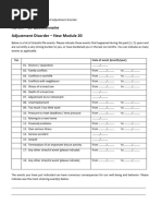 Panas Questionnaire Scale Positve Negative Affect | PDF | Emotions ...