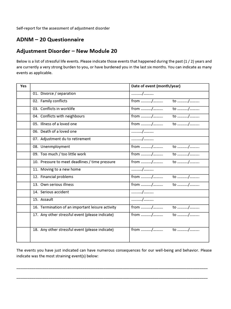 Adnm 20 | PDF | Emotions | Abnormal Psychology