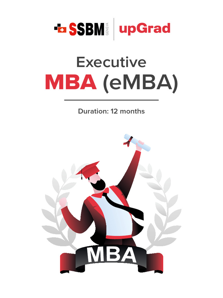 SSBM Emba Brochure 1662713211096 | PDF | Strategic Management | Master Of Business Administration