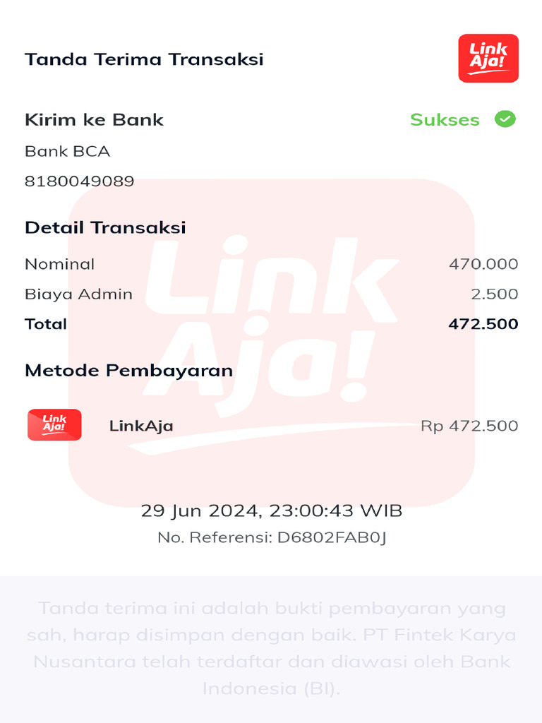 LinkAja RECEIPT 20240629 230049 20240629 230049 | PDF