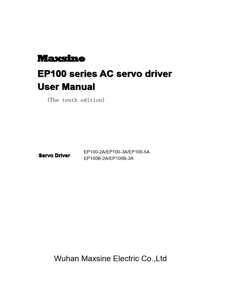 Ep100 Use Manual | PDF | Power Supply | Parameter (Computer Programming)