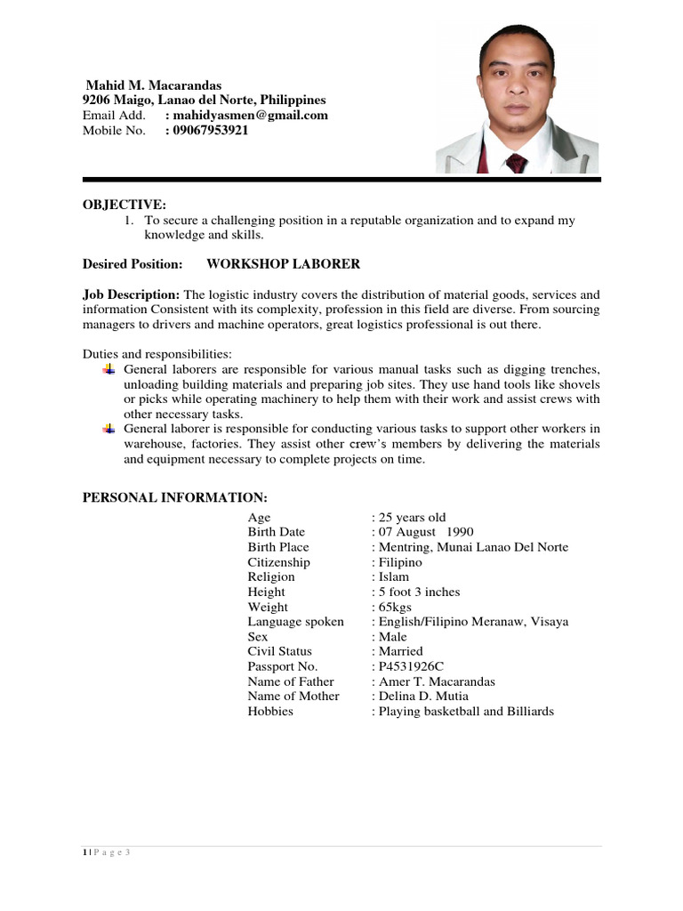 Compehensive Resume 2 Mahid | PDF