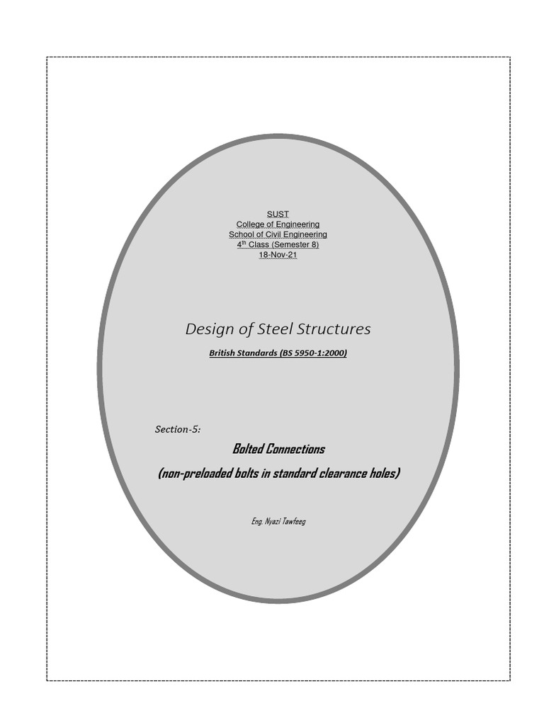 Sec5 Connection | PDF | Screw | Mechanical Engineering