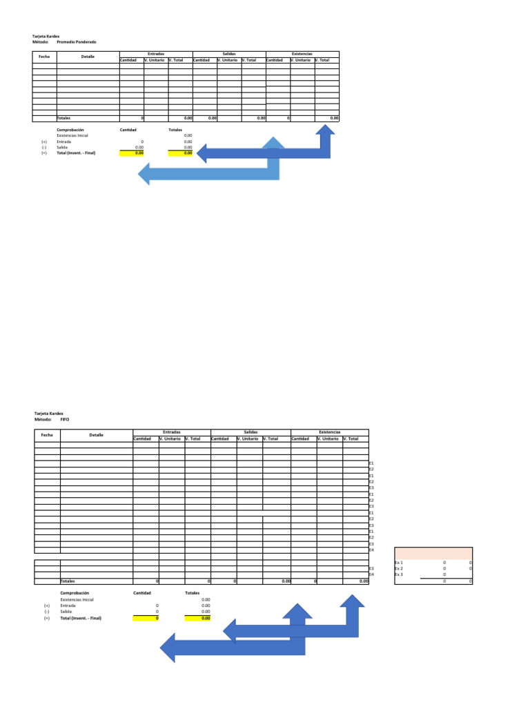 FORMATOS KARDEX | PDF