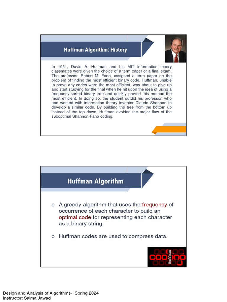 W11 Greedy Algorithms Lecture 21 06052024 115021am | PDF | Code | Data Compression