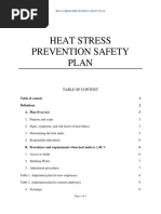 Heat Stress Checklist | PDF | Humidity | Hyperthermia
