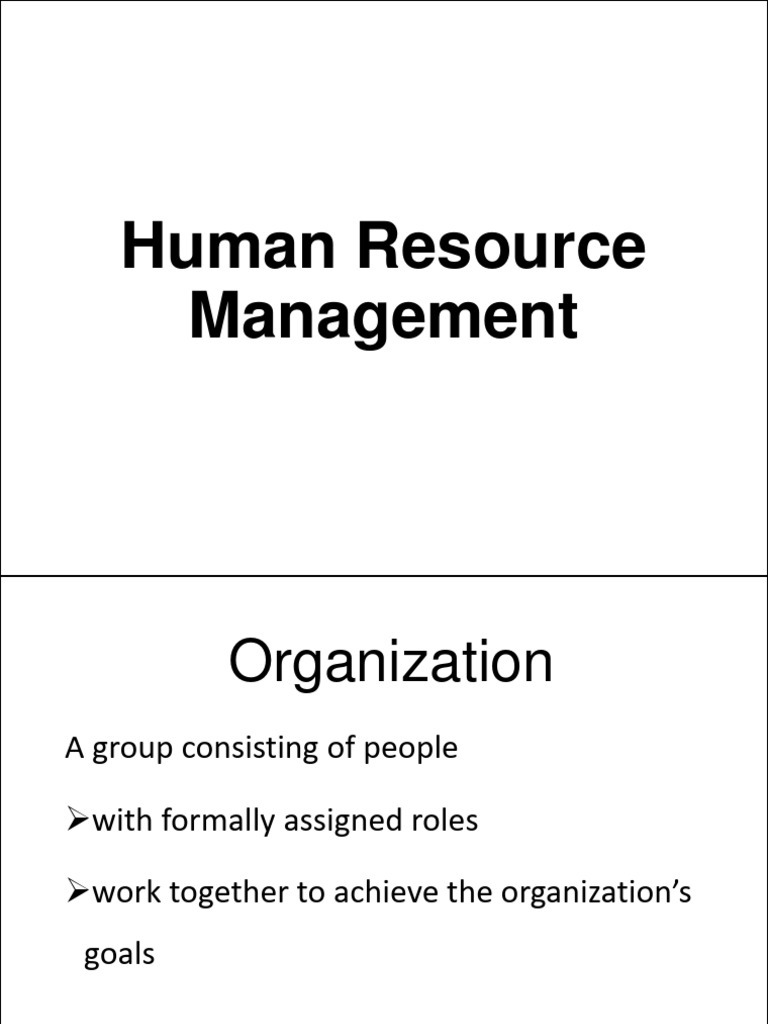 HRM Introduction | PDF | Human Resources | Human Resource Management