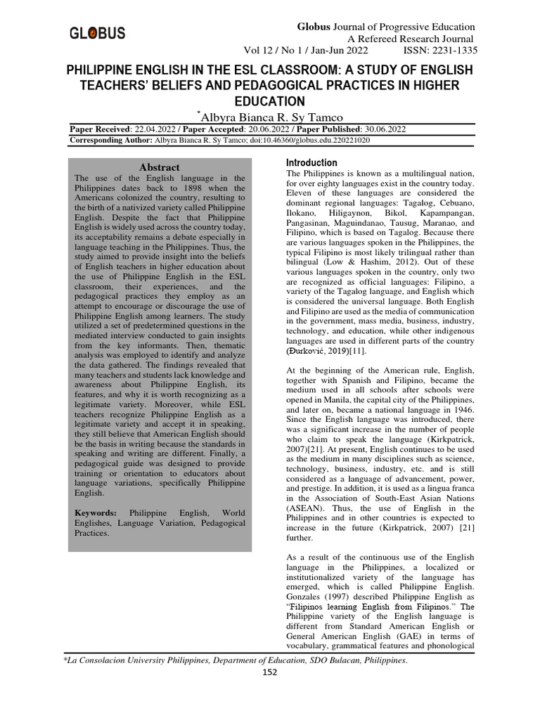 GE 121 JJ22 Albyra Bianca R. Sy Tamco | PDF | English As A Second Or Foreign Language | English ...