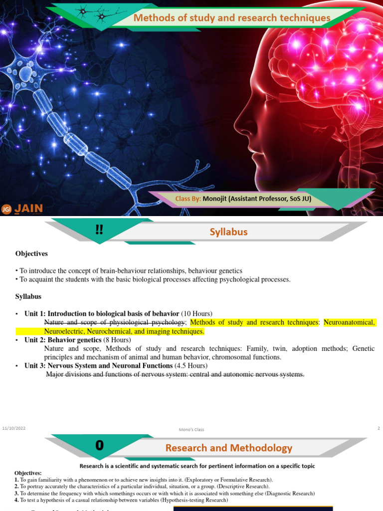 Biological Processes Module 1.2 Methods of Study and Research Techniques | PDF | Ct Scan ...
