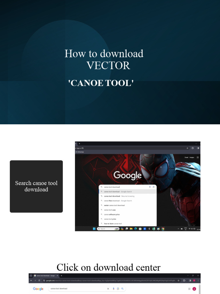 Canoe Tool Download | PDF