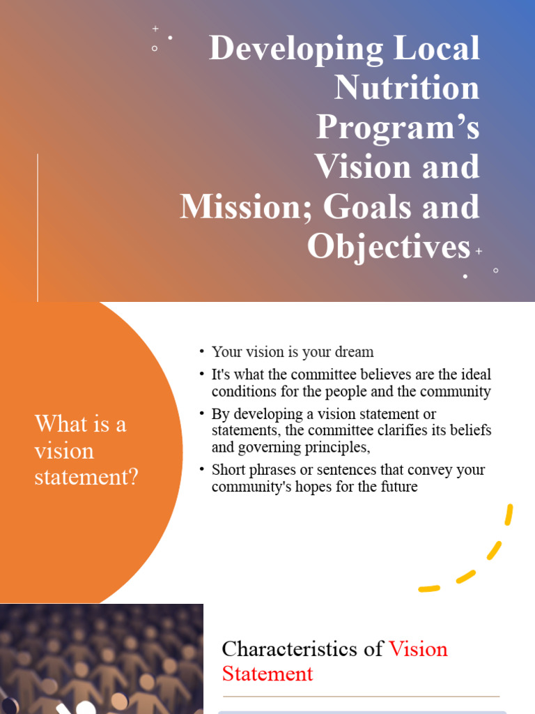 Session 3.3 NPM Mission Vision Goals Objectives | PDF | Goal | Sustainability