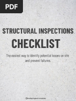 Rebar Inspection Checklists | PDF | Composite Material | Building Materials