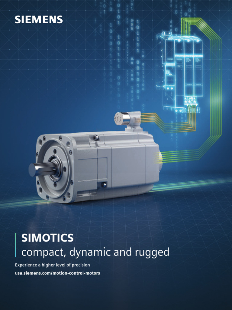 SIMOTICS Motor For Motion Controls Application | PDF | Electric Motor ...