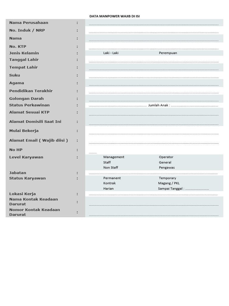 Data Man Power | PDF