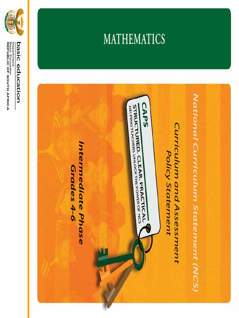 CAPS IP MATHEMATICS GR 4-6 Web | PDF | Mathematics | Curriculum