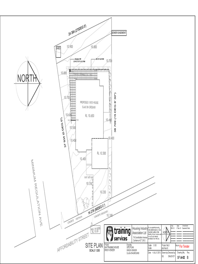 Site Plan Contours - V2 | PDF