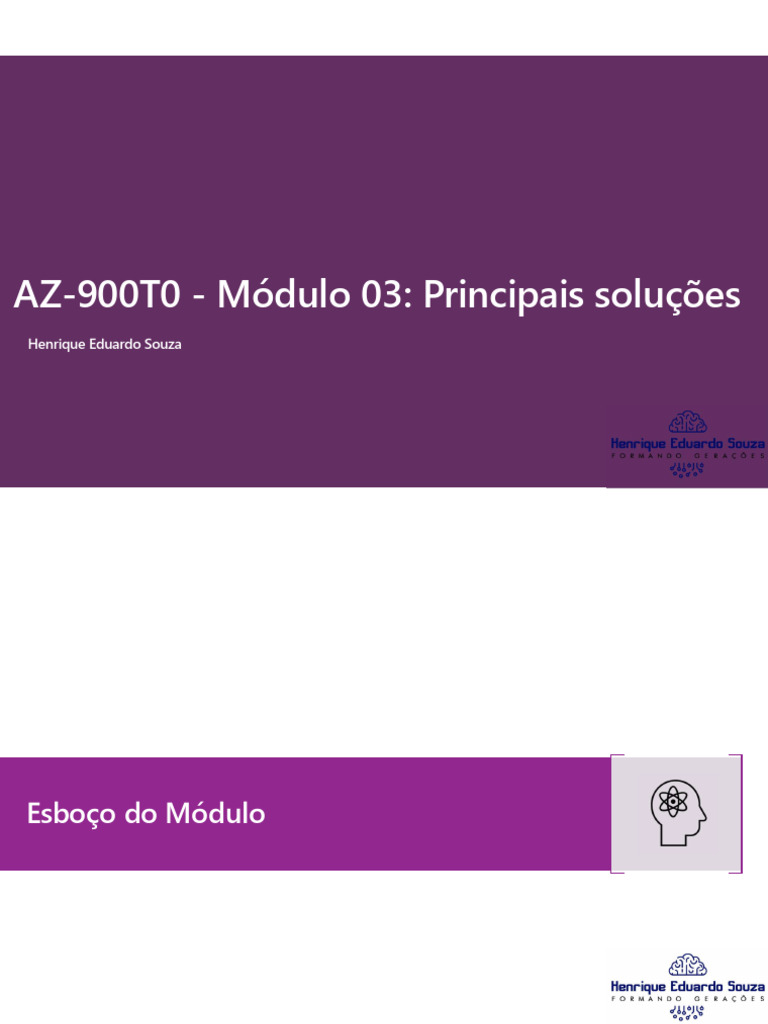 Microsoft Azure Virtual Training Day Fundamentals 1 Modulo 3 Pdf