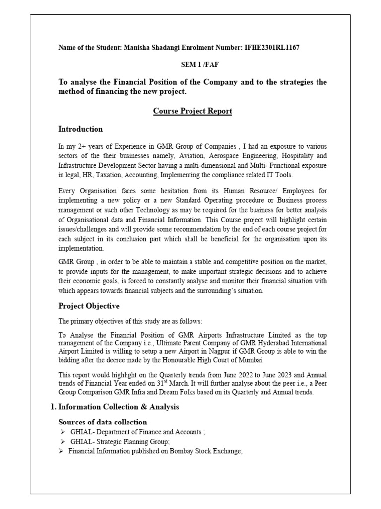 Manisha - Shadangi - FAF-Sem-1 CP | PDF | Revenue | Income Statement