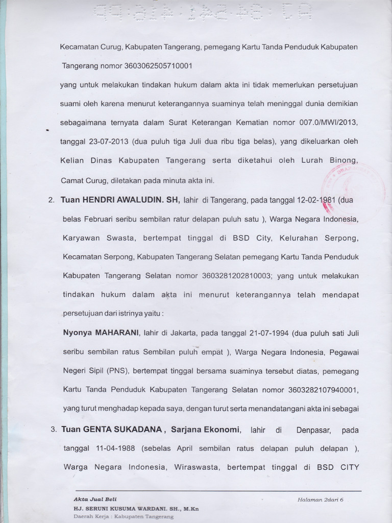 Bahan Lembar 2 AJB | PDF