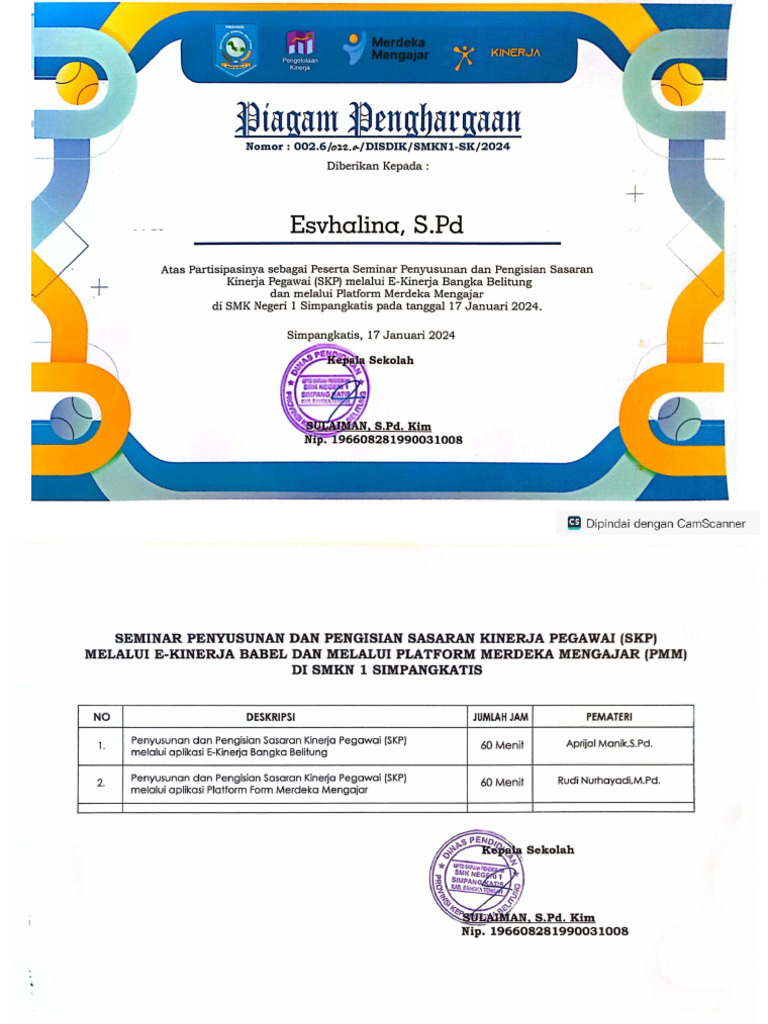 Sertifikat PMM 5 | PDF