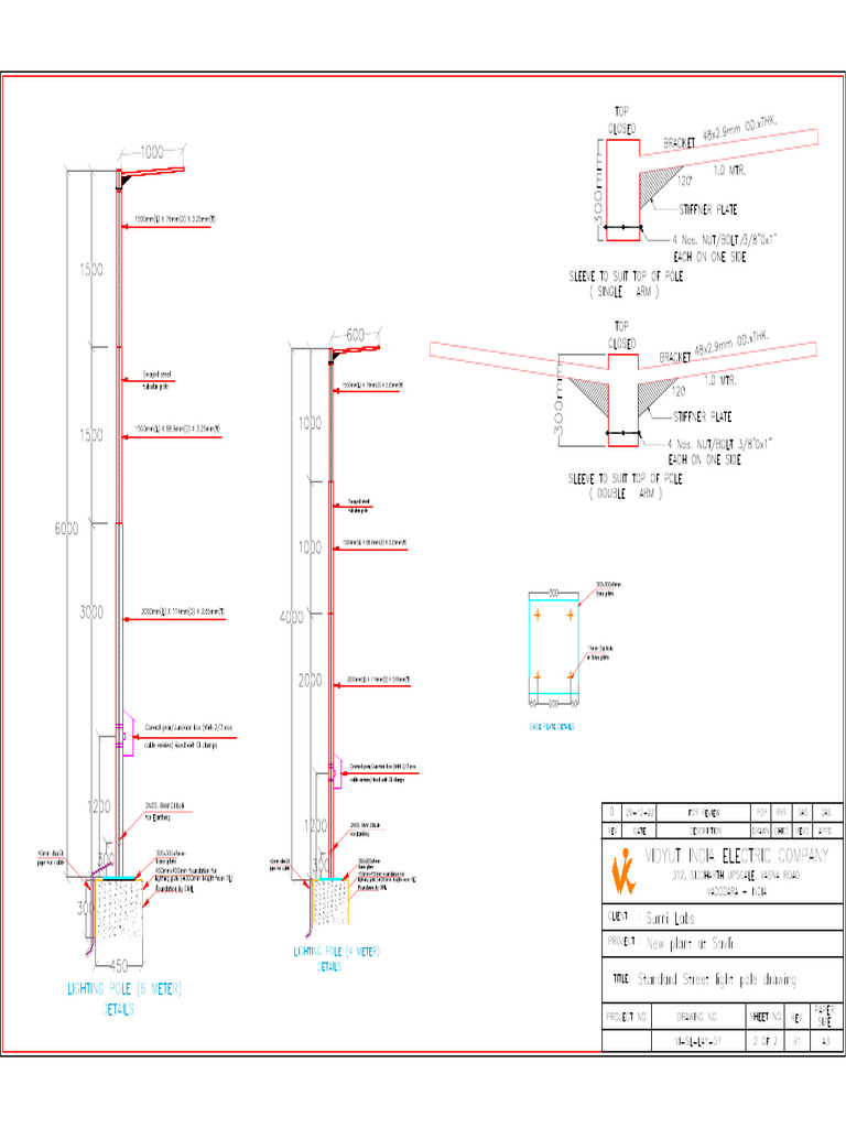 2.0 VL SL LAY 07 Area Lighting Layout Model | PDF