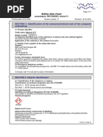 Alpacon Descalant Offshore Safety Data | PDF | Dangerous Goods | Toxicity