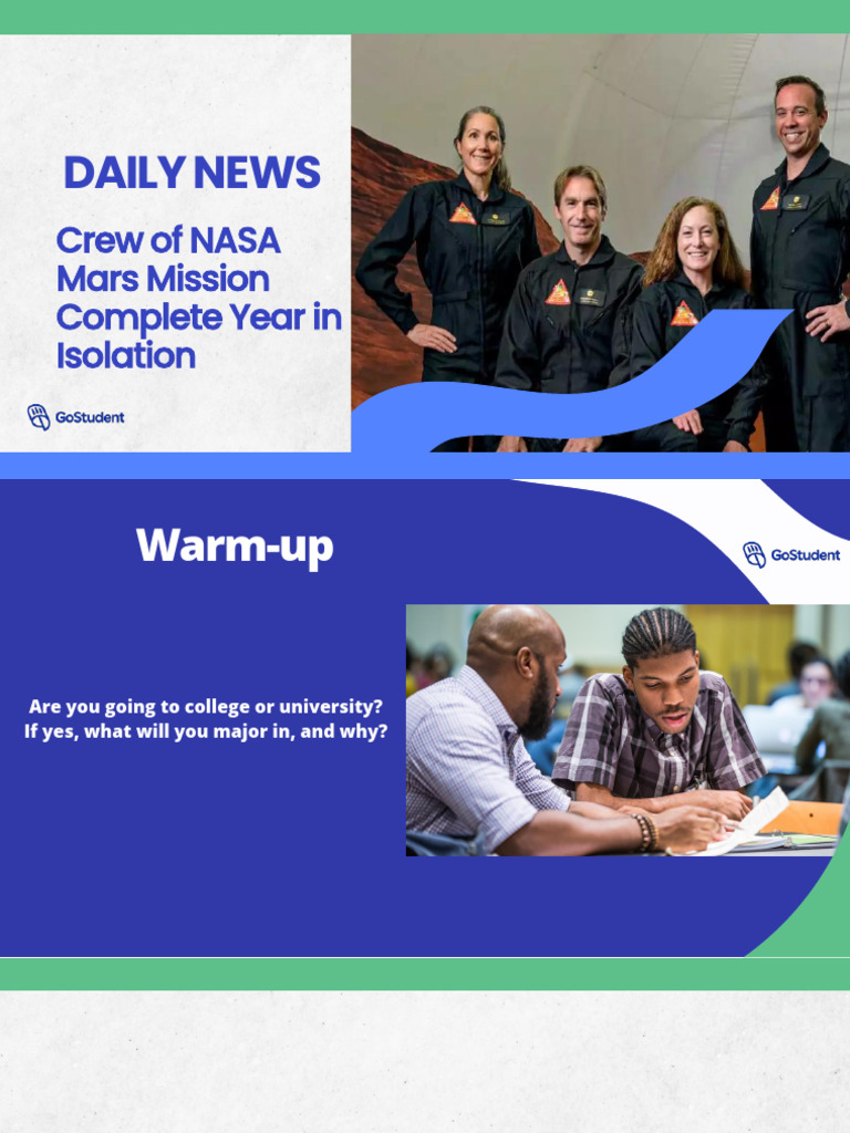 Mars Crew Finish Training | PDF | Nasa | Mars