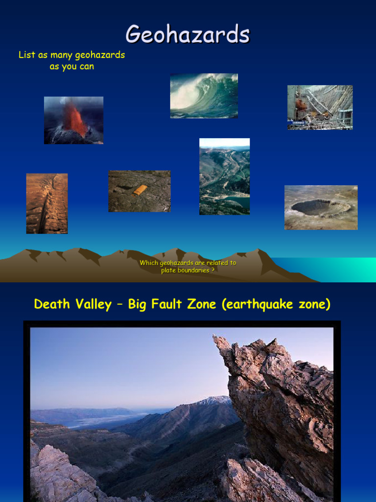 Geohazard Info | PDF | Volcano | Plate Tectonics
