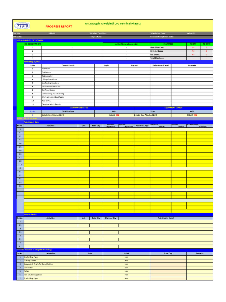 DPR For APL Rawalpindi LPG Terminal Phase 2 | PDF | Secondary Sector Of ...
