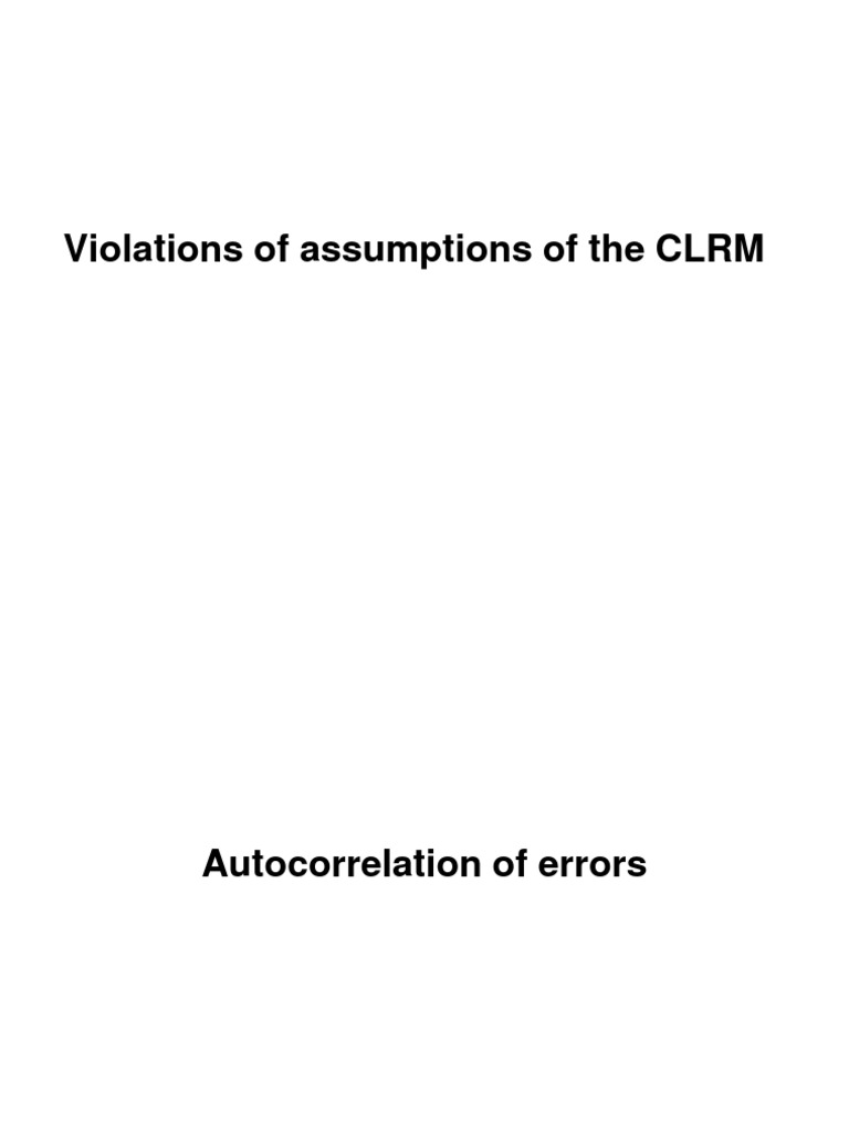 Ch 4 3 Error Autocorrelation 2023 Pdf Autocorrelation P Value