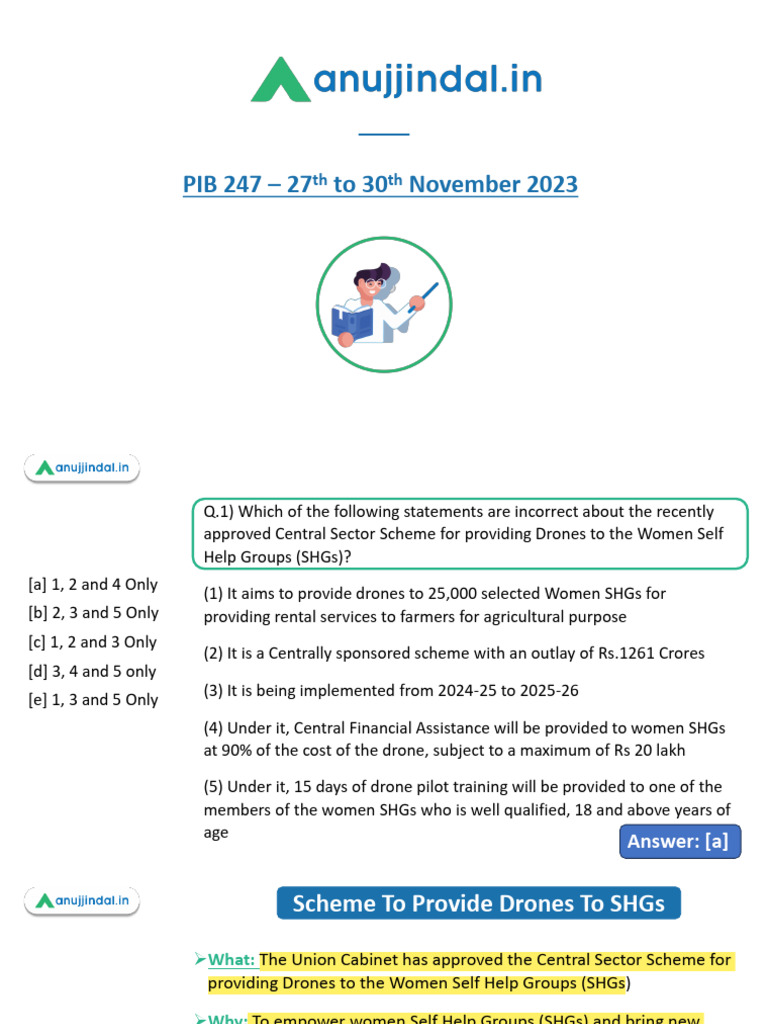PIB 247 - 27th To 30th November 2023 | PDF | Economy Of India ...